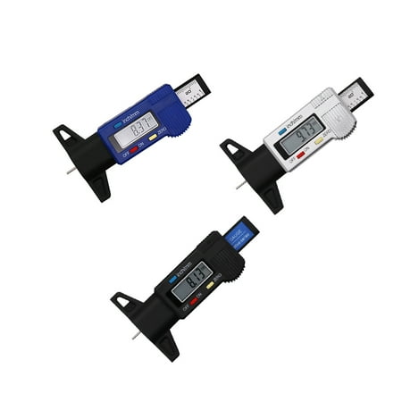 Tire Thread Depth Vernier Caliper Digital Display 0-25.4mm Meter ...