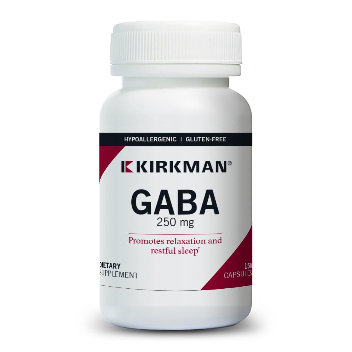 Suplemento Kirkman GABA 250 mg 150 cápsulas hipoalergénico | Bodega Aurrera en línea