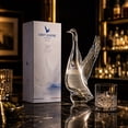 3D Sculpted Grey Goose Glass Whiskey Bottle, 350Ml Glass Vod.ka Whiskey ...