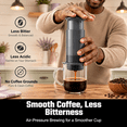 Manual Coffee Press Dual Filter Portable Maker 10 Oz - Walmart.com