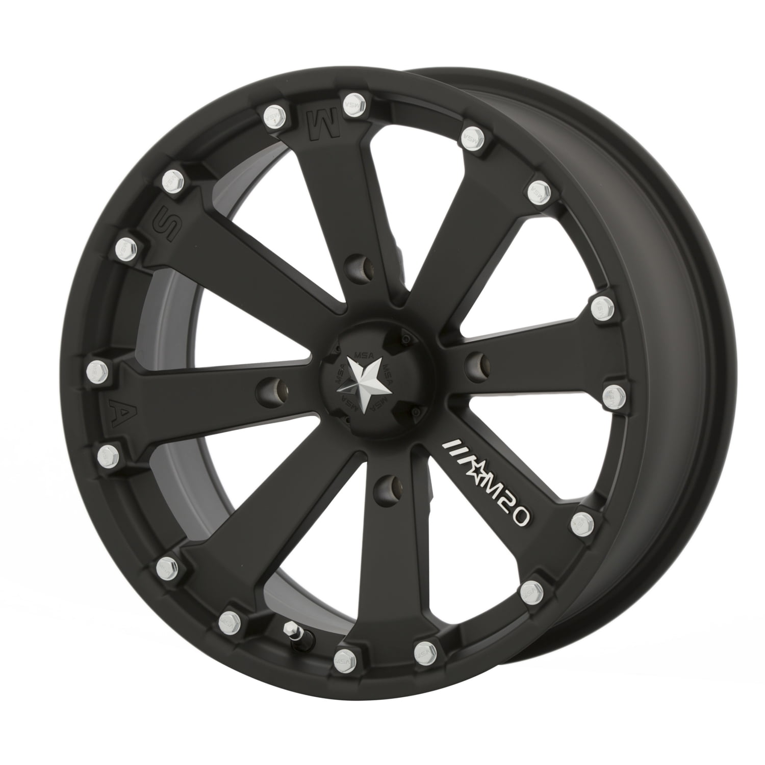 MSA WHEELS M20 Kore Wheel Matte Black #217368 - Walmart.com - Walmart.com