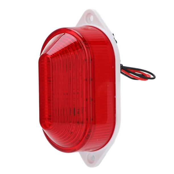 Luz roja LED de emergencia, luz de advertencia LED roja Señal de ...