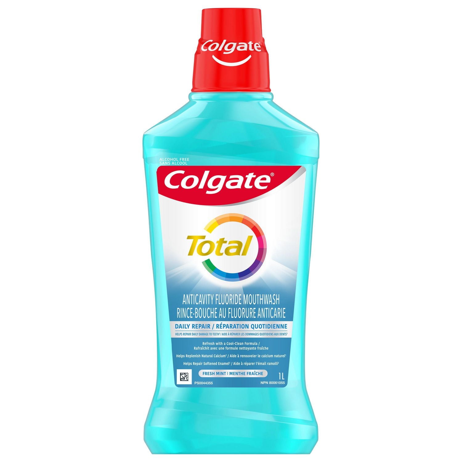 Colgate Total Daily Repair Fresh Mint Mouthwash, 1 L - Walmart.ca