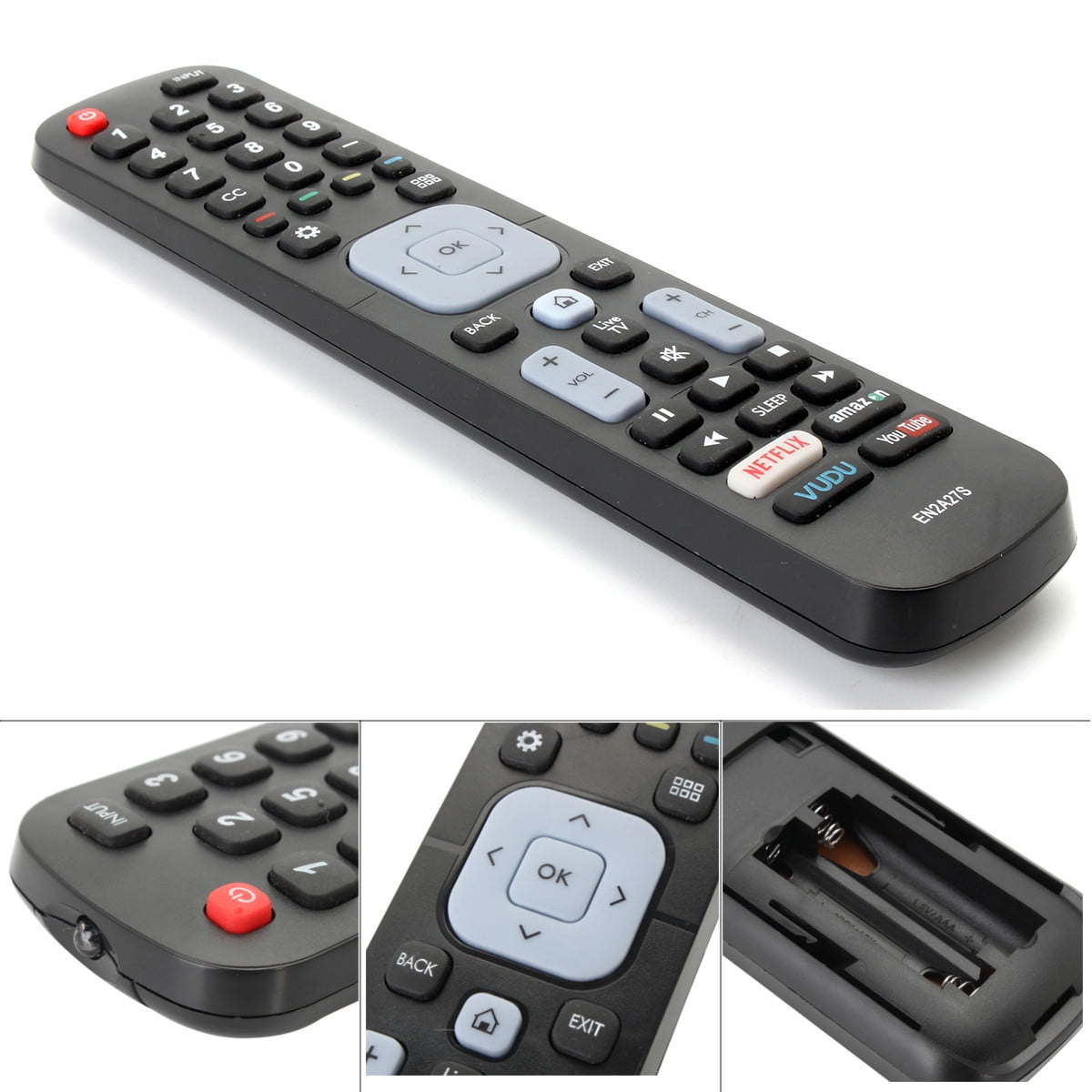 Genuine Sharp EN2A27S Smart TV Remote Control LC-65N9000U LC-75N620U LC ...