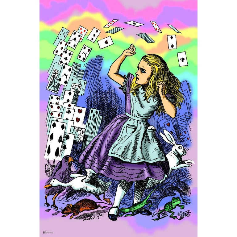 Psychedelic Alice In Wonderland Art