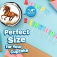30 x Edible Cupcake Toppers – Horse Themed Collection of Edible Cake ...