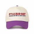 Bibifish Mens Baseball Cap Washed Dual Panel Food Theme Embroidery Dad ...
