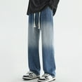 TIANZEN Gradient Wash Trend Jeans Men's Spring And Autumn Loose ...