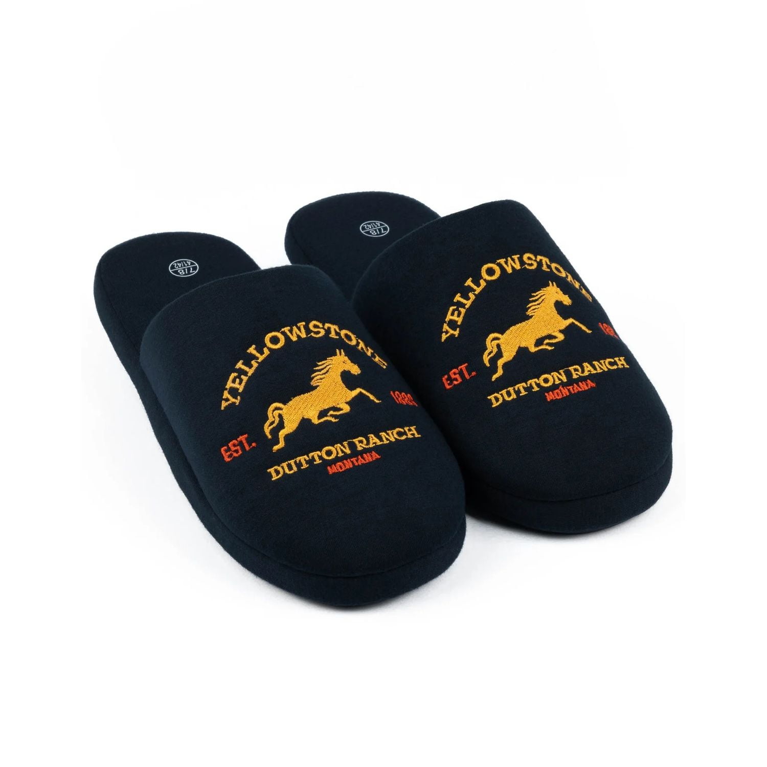 Click here for Yellowstone Mens Logo Slippers 8-9 prices
