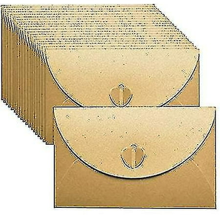 Mini Gift Card Envelope 100pcs Kraft Paper Envelopes, Gift Card ...