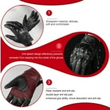 Gloves,Men's Biker Resistant Sensitive Screen Premium Leather Men's ...