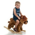 Lion Plush Rocking Horse Animal Ride On Toy by Happy Trails - Walmart.com