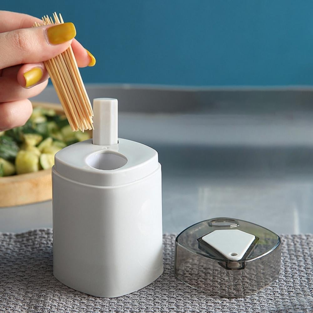 Toothpick Holder Dispenser,Pop-Up Automatic Toothpick Dispenser for ...