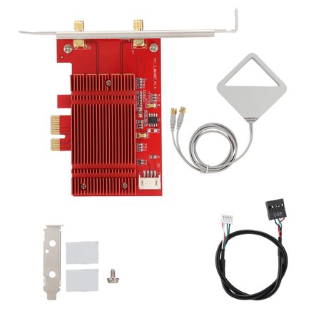 2400Mbps PCI-E Desktop NIC Card Bluetooth for Intel AX200 802.11ax ...
