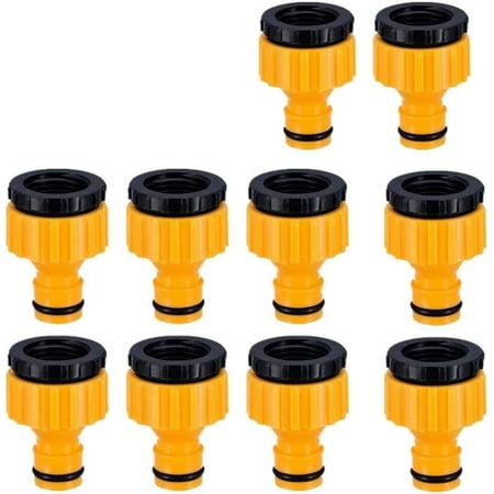 SINMI 10 Pack Tap Connector for Taps with 1/2" 3/4" BSP Thread 2 in 1 ...