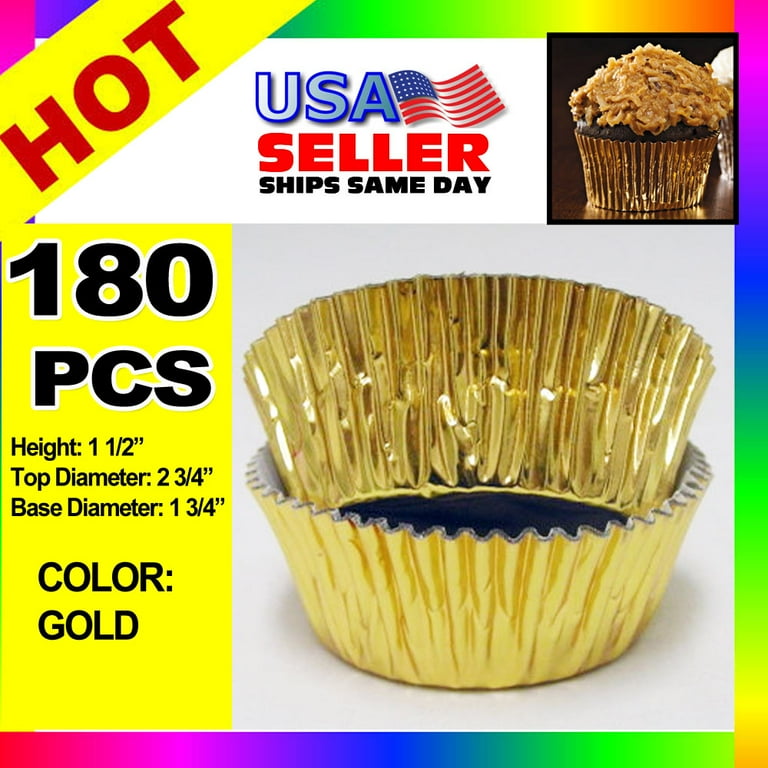 Gold Foil Baking Cups