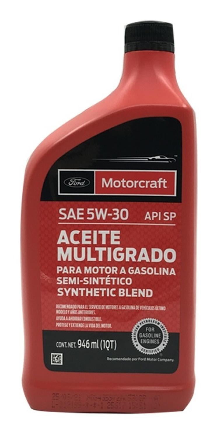 Aceite de Motor Multigrado MOTORCRAFT Synthetic Blend 5W30 | Bodega ...