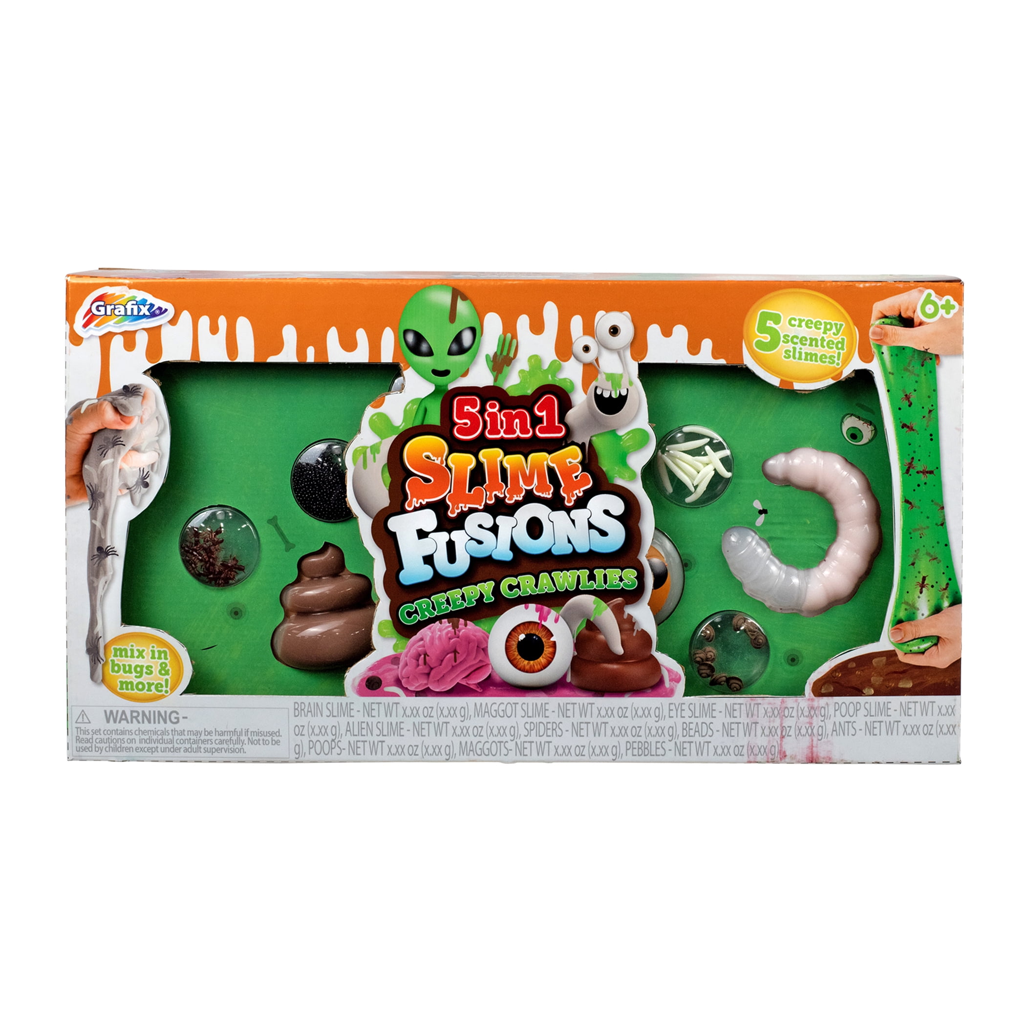 5 in 1 Slime Fusions Creepy Crawlers