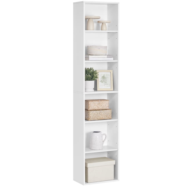 VASAGLE Bookcase, 6 Shelf Bookshelf for Living Room, Study, Office ...