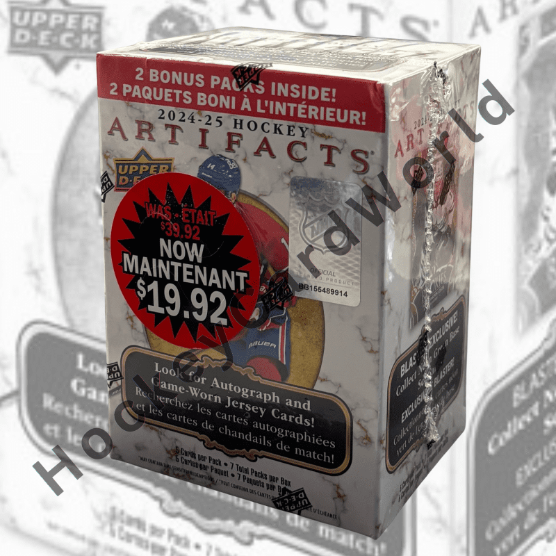Click here for 24-25 Upper Deck Artifacts Hockey Blaster Box - 7... prices