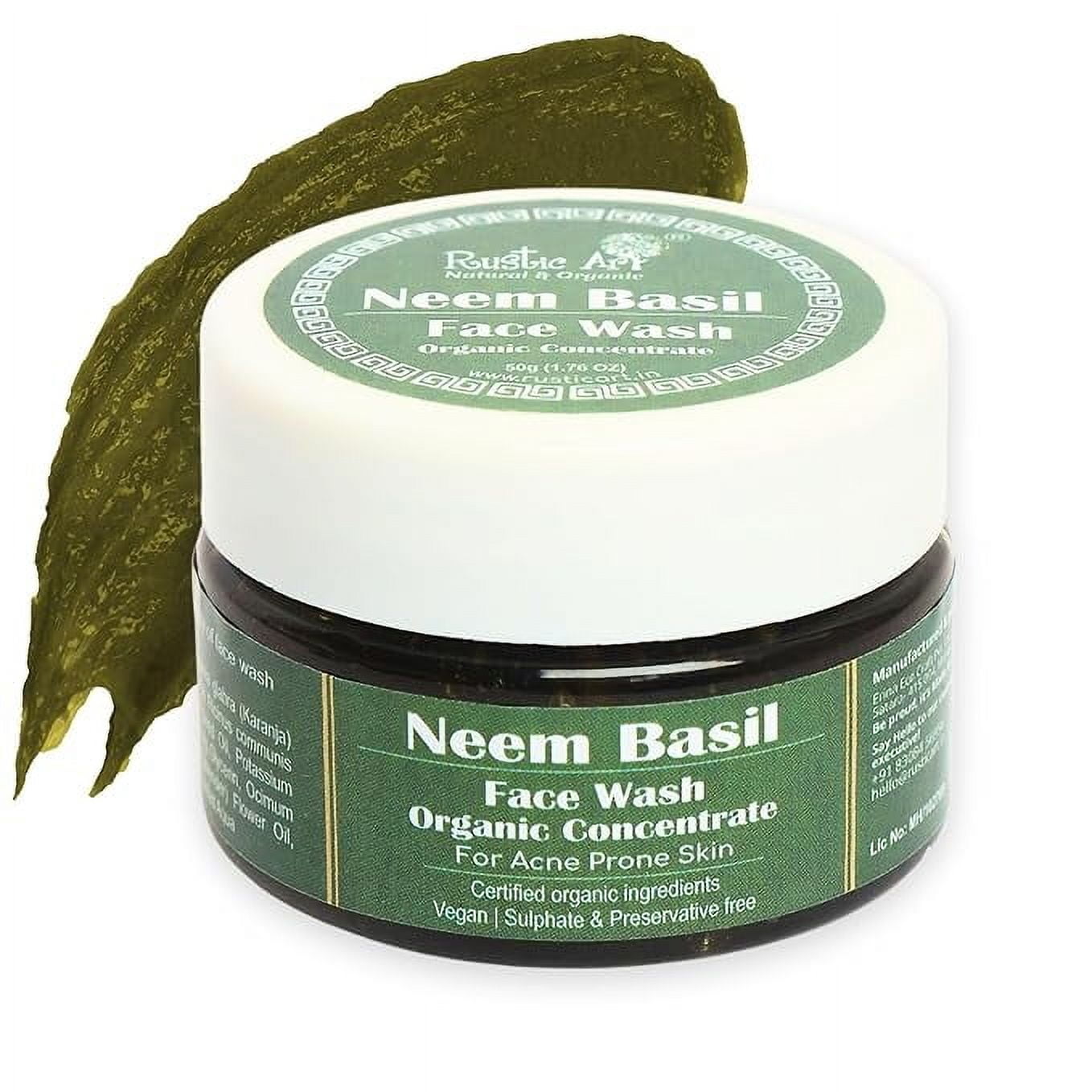 Click here for Rustic Art Organic Neem Basil Face Wash Concentrat... prices