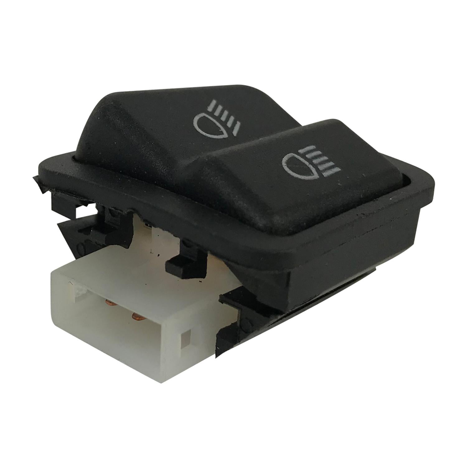 INTERRUPTOR (BOTON) LUCES ALTA/BAJA USO UNIVERSAL 12V negro | Walmart ...