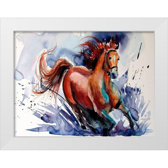 Kovacs, Anna Brigite 24x19 White Modern Wood Framed Museum Art Print ...
