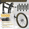 ARKSEN 4-Bike Rack Hitch Mount, Foldable, Anti-Rattle, Fits 2" Receiver ...
