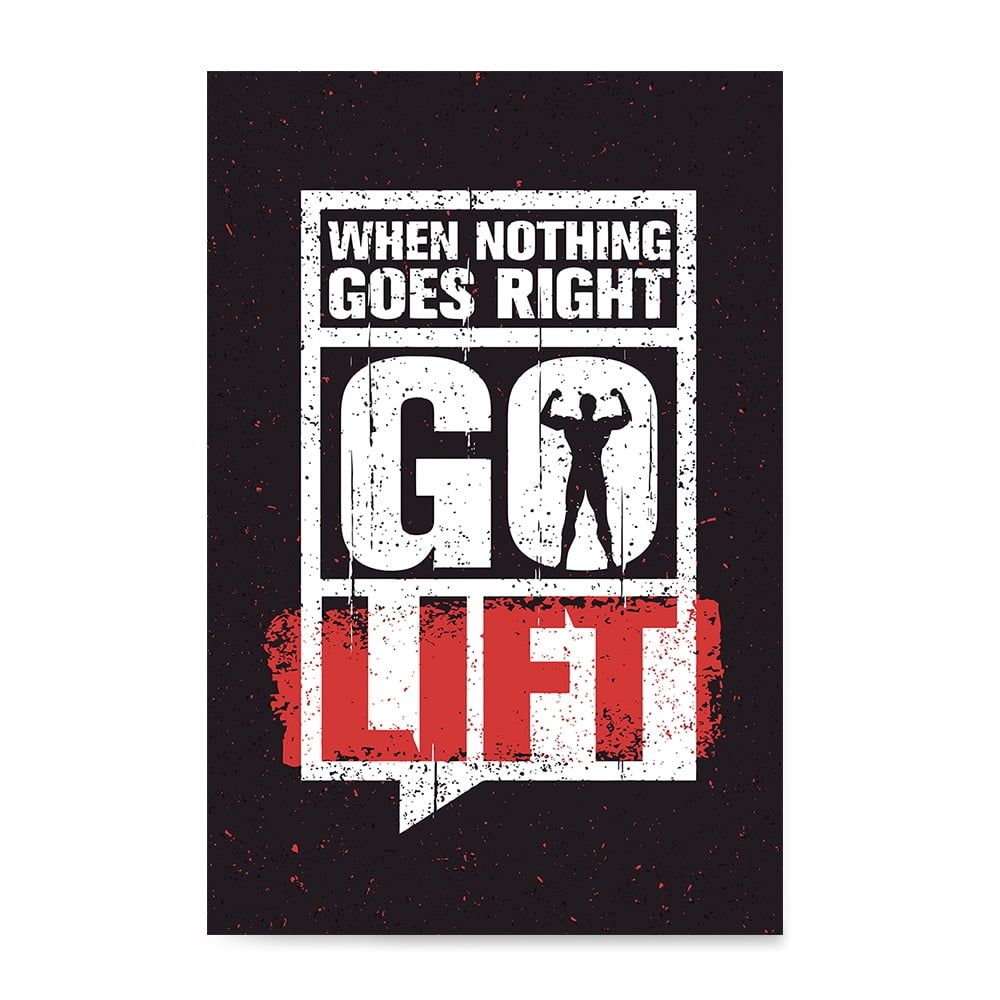 EzPosterPrints - Gym Inspiration Motivation Quotes - Poster Printing ...