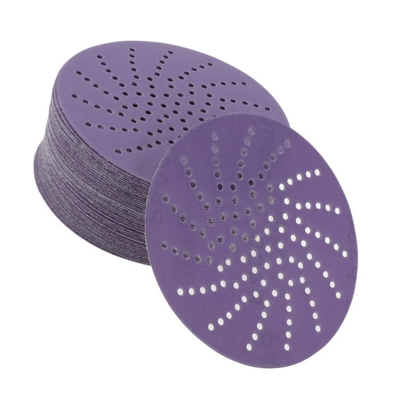 USC ABRASIVES Purple Premium 991408 Sanding Disc, 6 in Dia, P120 Grit ...