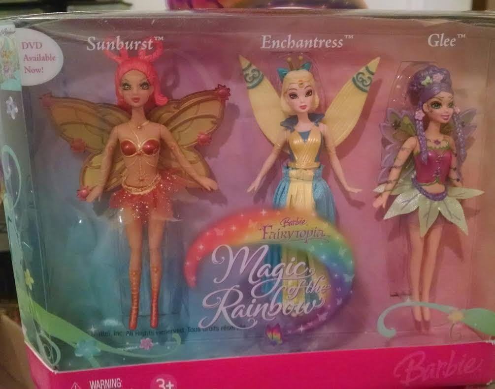 Barbie Fairytopia Magic of the Rainbow Mini Dolls Gift Pack: Glee ...