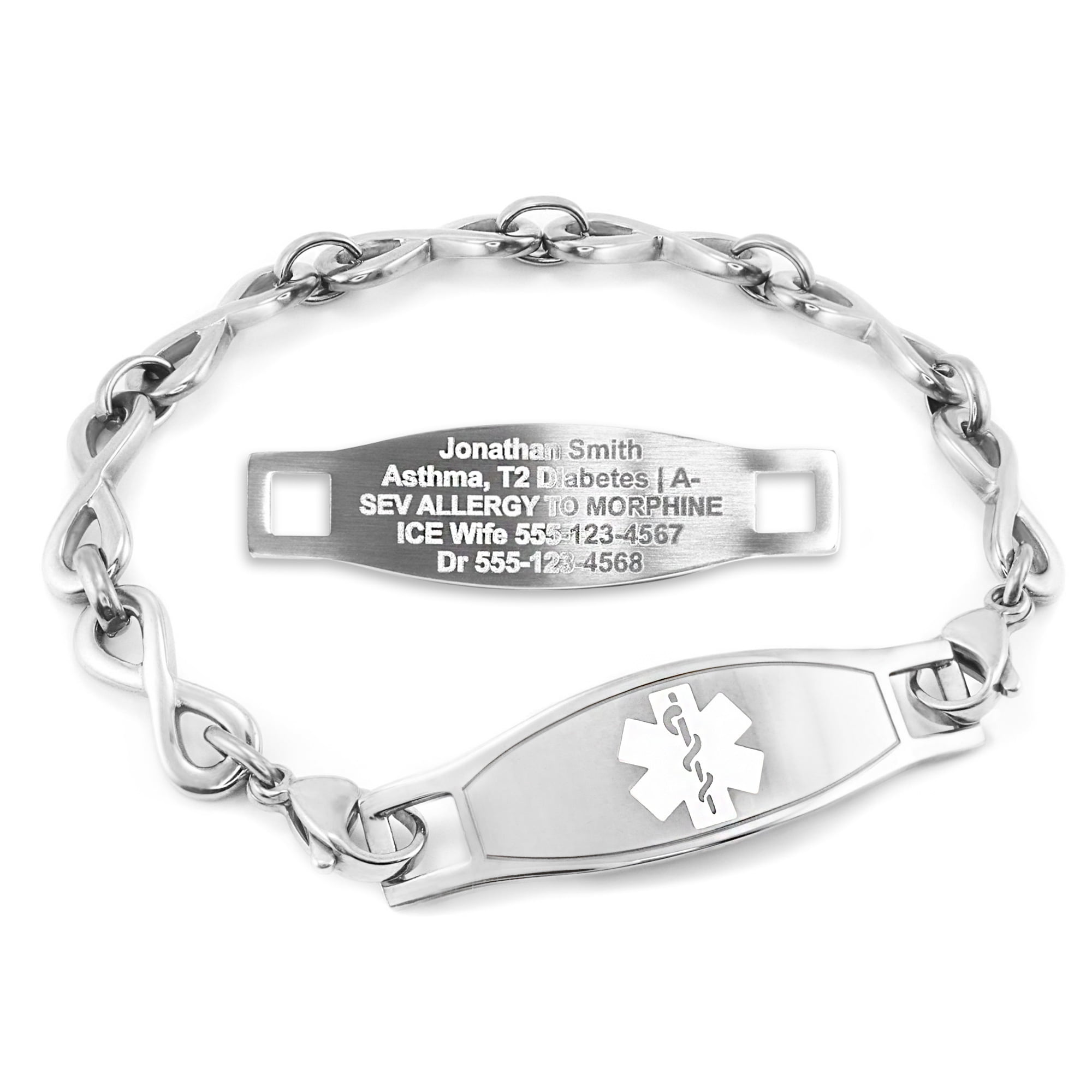 Click here for Medicengraved Stainless Steel Custom Medical Alert... prices