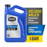 Super Tech Advanced Full Synthetic Motor Oil SAE 5W-20, 5 Quarts ...