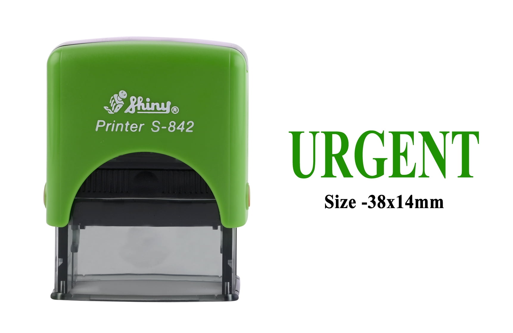 eloria-décor Urgent Green Ink Self Inking Rubber Stamp Office ...