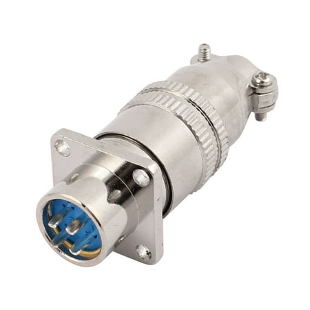XS12JK-4 AC 250V 3A 4P 12mm Thread Square Socket Male Female Aviation ...