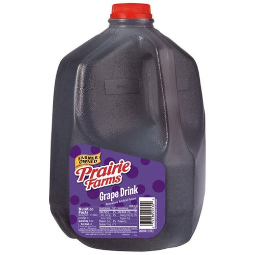 Prairie Farms Grape Drink, 1 Gallon - Walmart.com