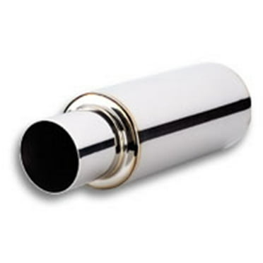 Vibrant Performance 1110 VIB1110 STREETPOWER OVAL MUFFLER, 2.5IN INLET ...