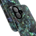 Abalone Shell Pattern Tough Phone Case for iPhone, Glossy Iridescent ...