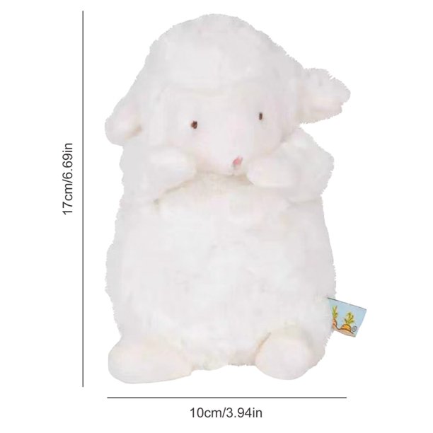 Children Soft White Sheep Plush Doll Baby Cute Animal Doll Girls Baby Stuffed doll Home Toys ...