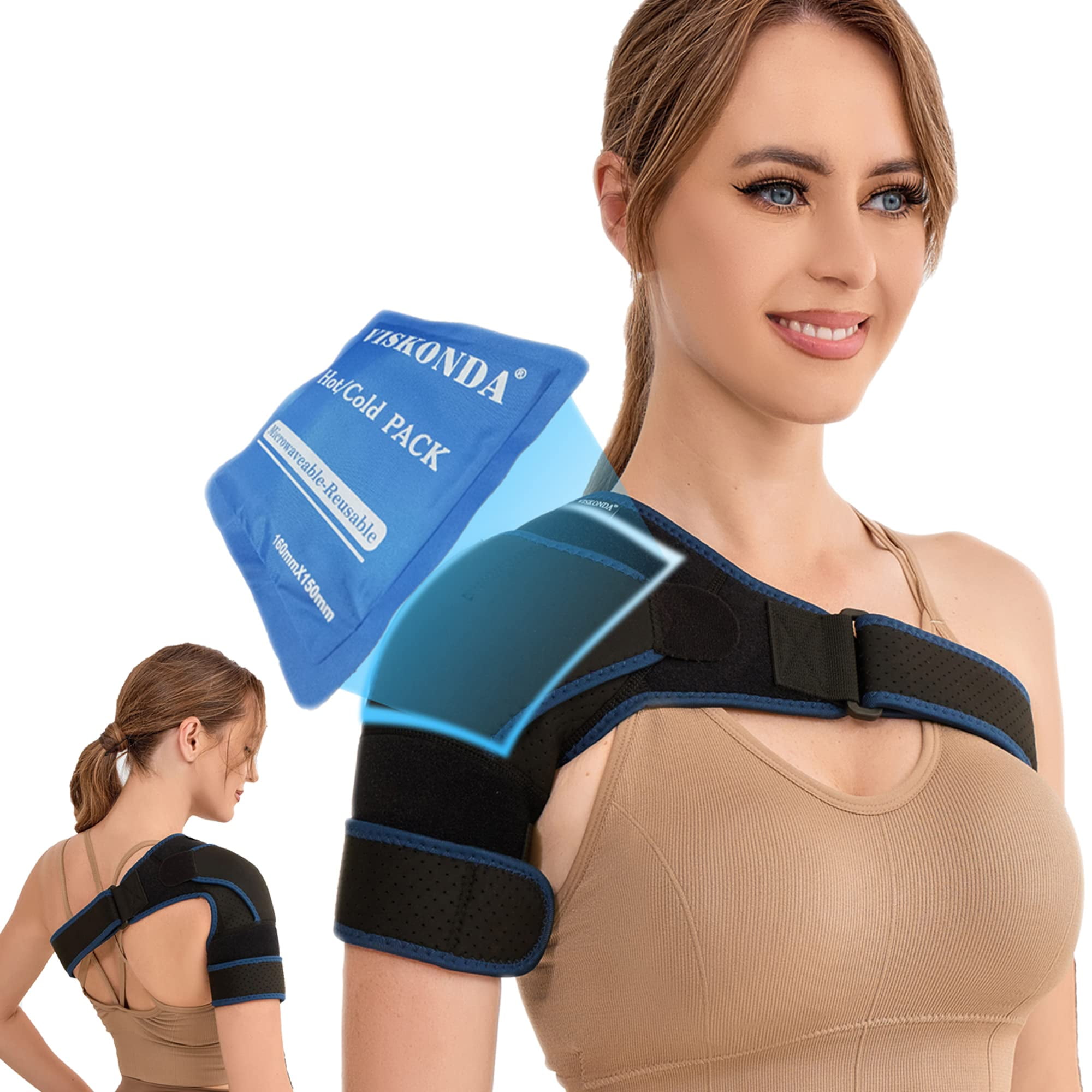 Shoulder Brace-Support and Compression Sleeve for Torn Rotator Cuff ...