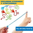 SYNCFUN 48 Pcs Sticky Hands Party Favors, Assorted Stretchy Slappy ...
