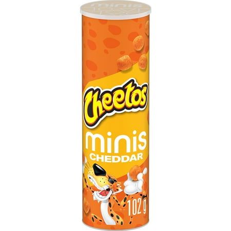 Cheetos Bites Minis Cheddar Cheese Flavoured Snacks - Canister, 102 g ...