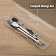 Mr. Pen Compass for Geometry Silver with Extra Leads Adjustable Drawing ...