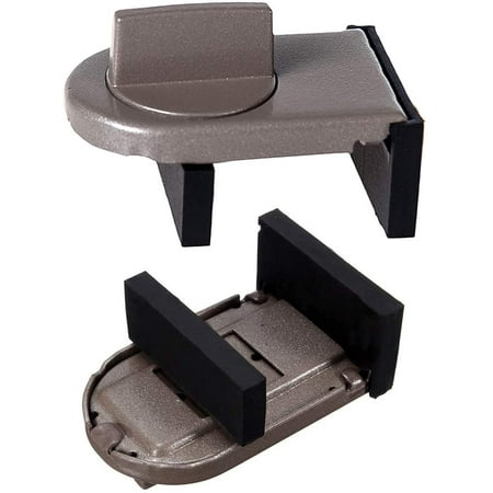 PERTTYUNG Gray blocker for sliding doors and windows for baby safety ...