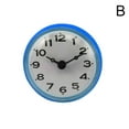 Agiufgs Waterproof Clock Silicone + PVC, Strong Suction Cup Mount, for ...