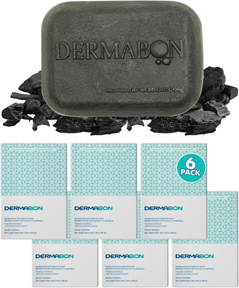 Jabones DERMABON Barra de jabón para el control de la psoriasis 2% de ...