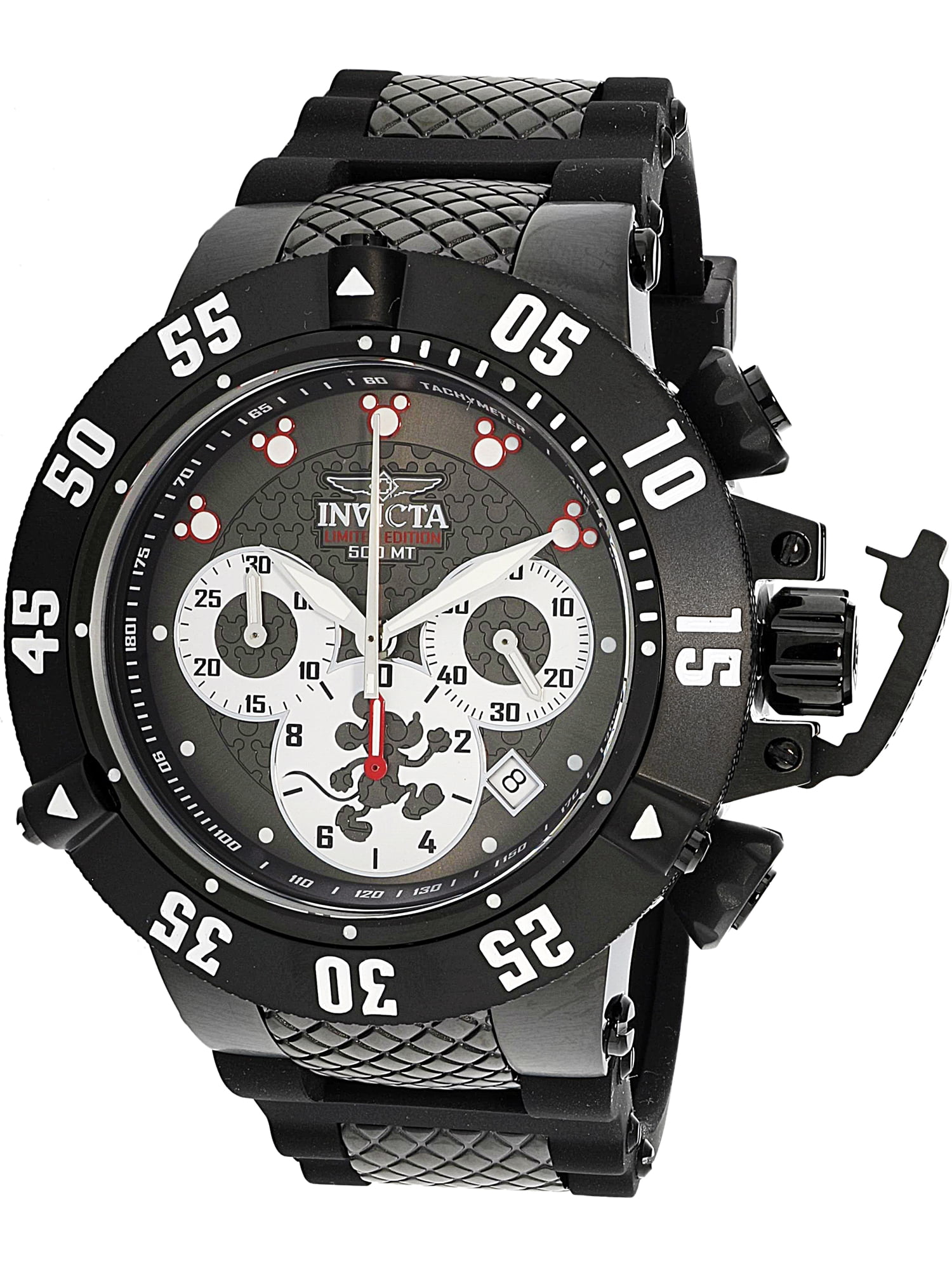 Invicta Men's Disney Limited Edition Subaqua 23282 Black Rubber Quartz ...
