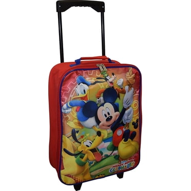Disney Kids' Mickey Mouse Rolling Suitcase - Children's Travel Carry-on ...