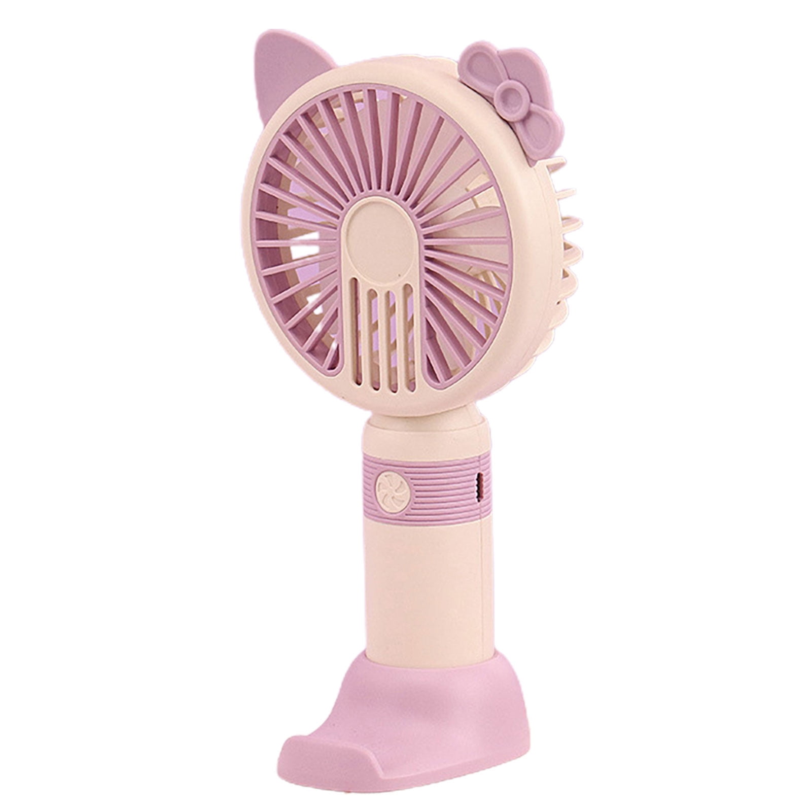 Bluethy 1 Set Handheld Fan 2 Gear Speeds Light Effect Low Noise ...