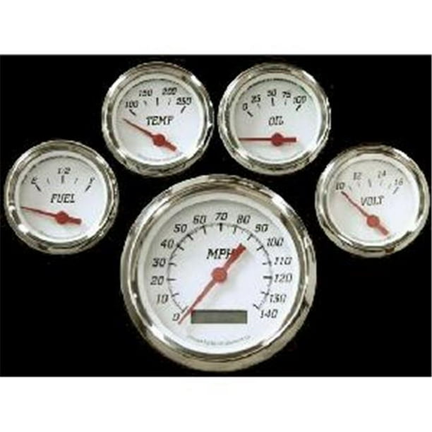 Omega Kustom Instruments OK-120535 Gauge Kool White Series Programmable ...